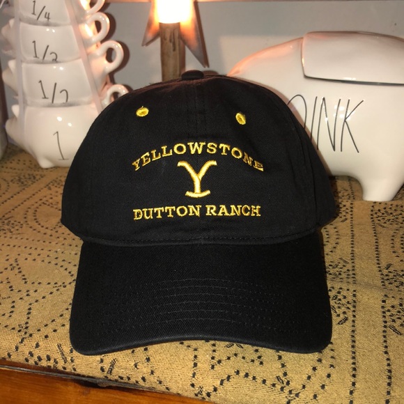 Yellowstone | Accessories | Yellowstone Dutton Ranch Baseball Cap Black ...